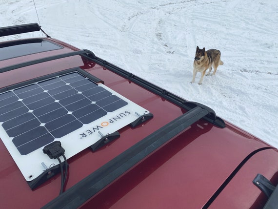 Mount Solar Panels Roofing Cars A Solar Panel Array Is Mounted On The