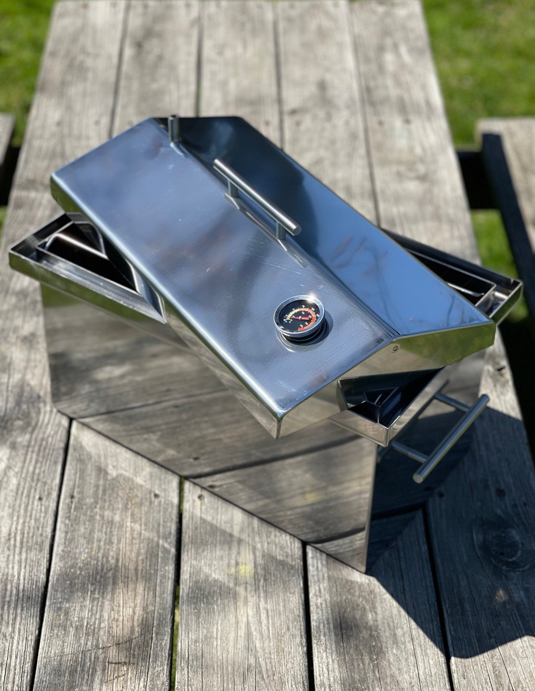 Heavy-duty Stainless Steel Smoker - Etsy