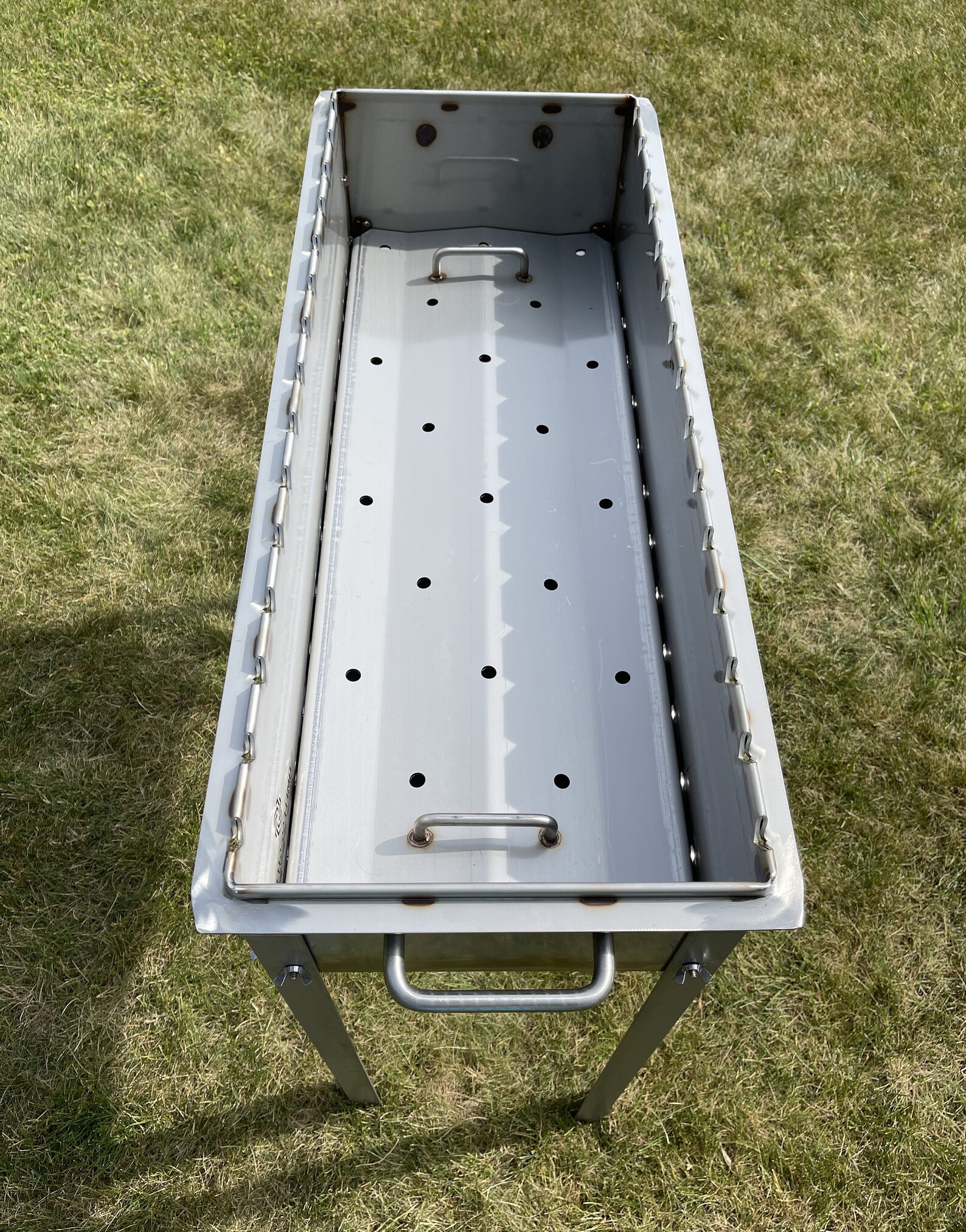 Large Heavy-duty STAINLESS Steel BBQ Grill / MANGAL 11 Ga 3mm - Etsy