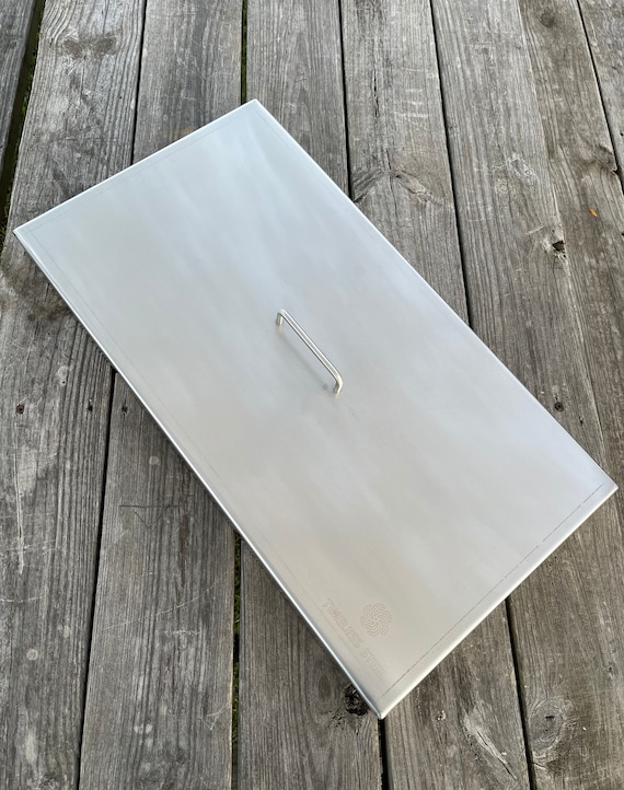 Stainless Lid for BBQ Grill / MANGAL Timeless Steel 16ga - Etsy