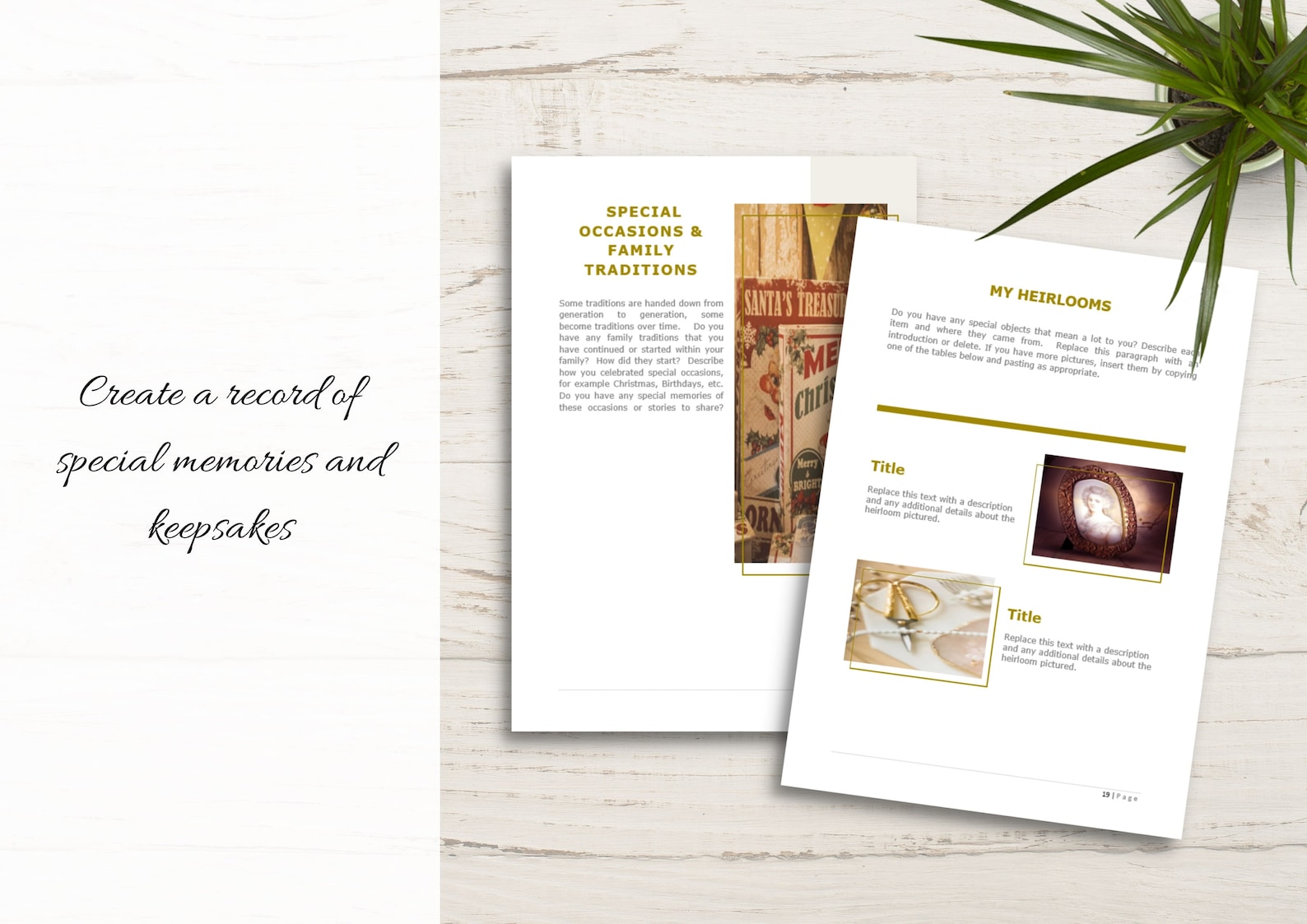 My Life Book Template | MS Word | Instant Printable Download | Simple ...