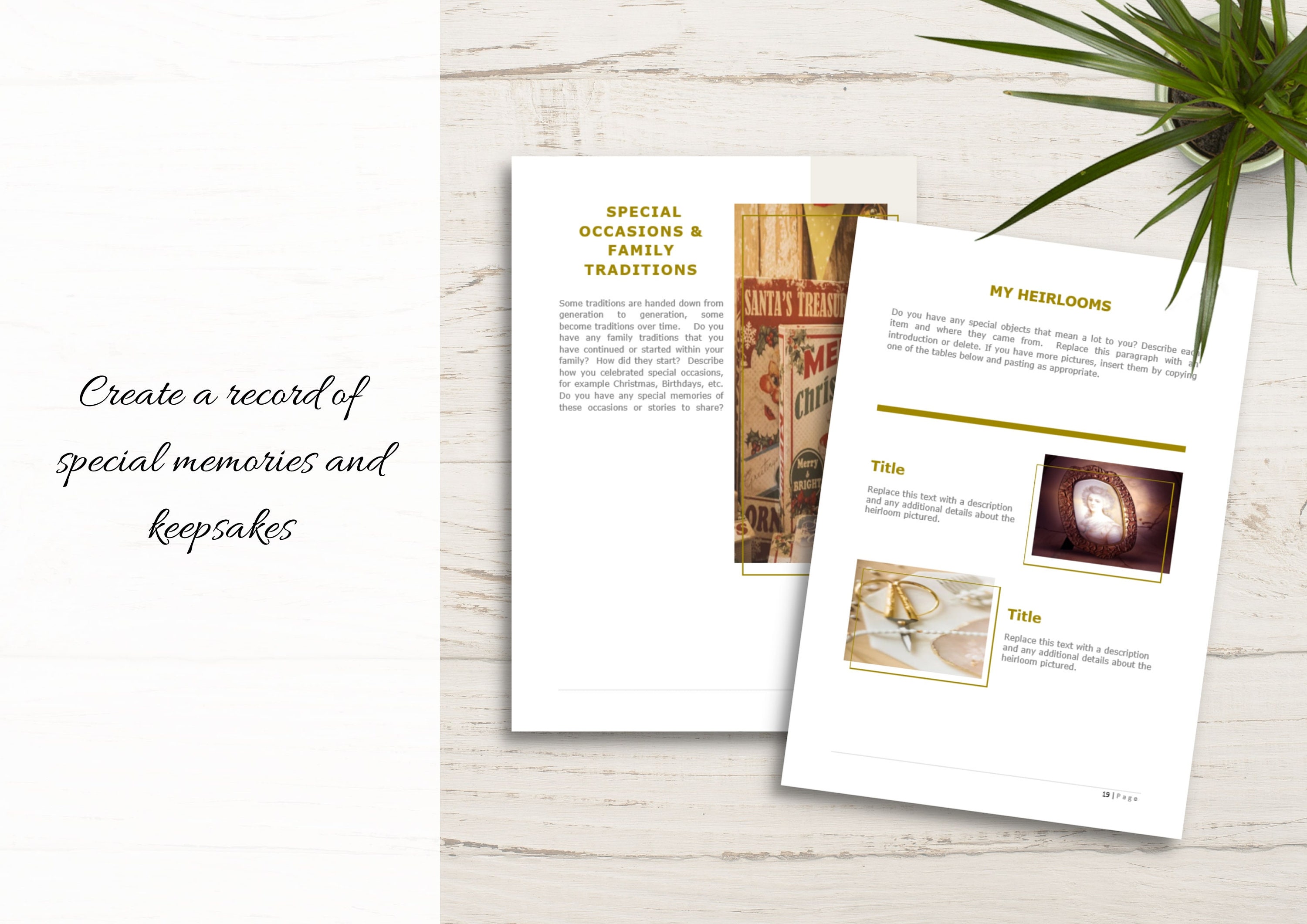 My Life Book Template | MS Word | Instant Printable Download | Simple ...