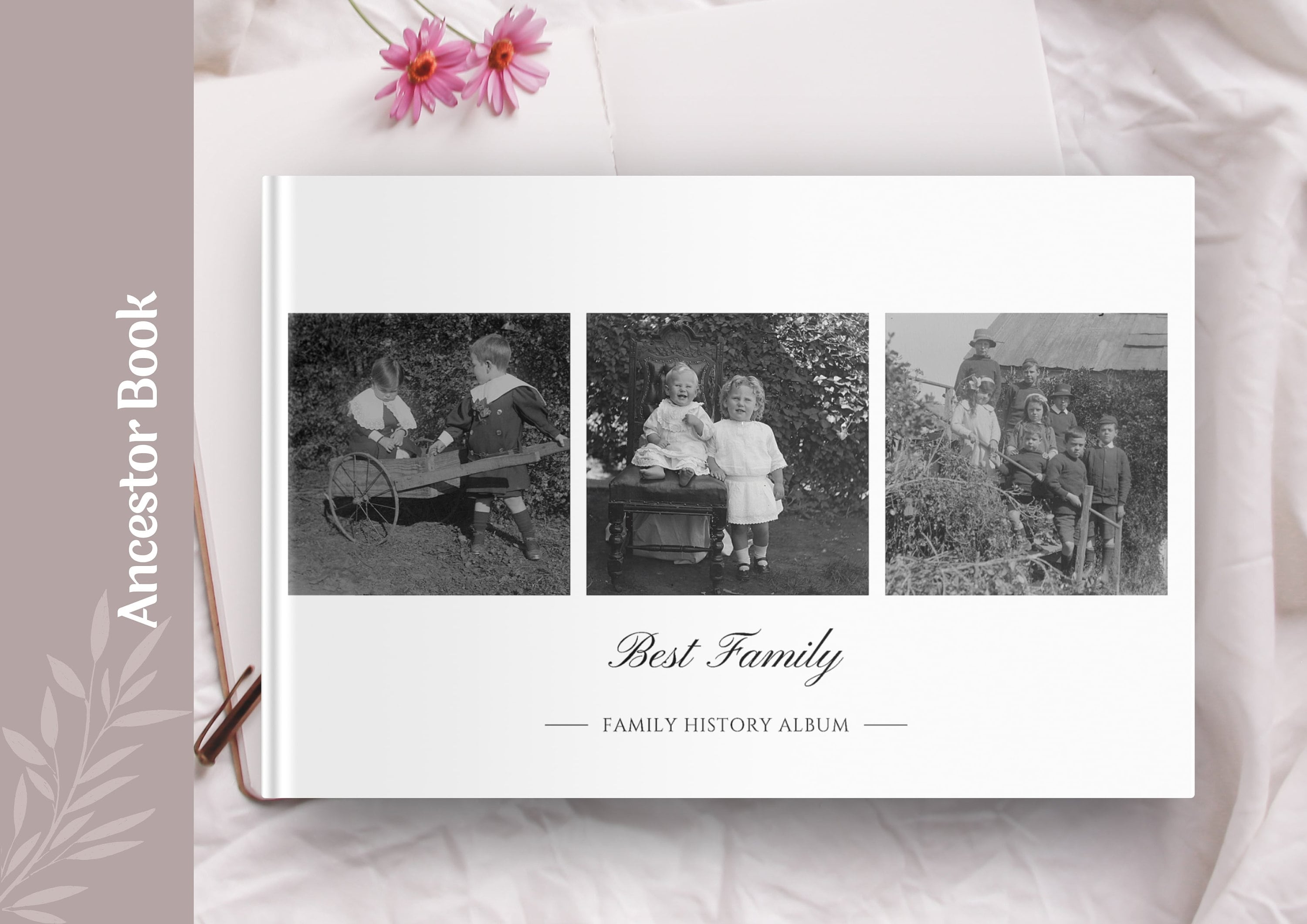 Family History Photo Book Template | Canva Template | Ancestry ...