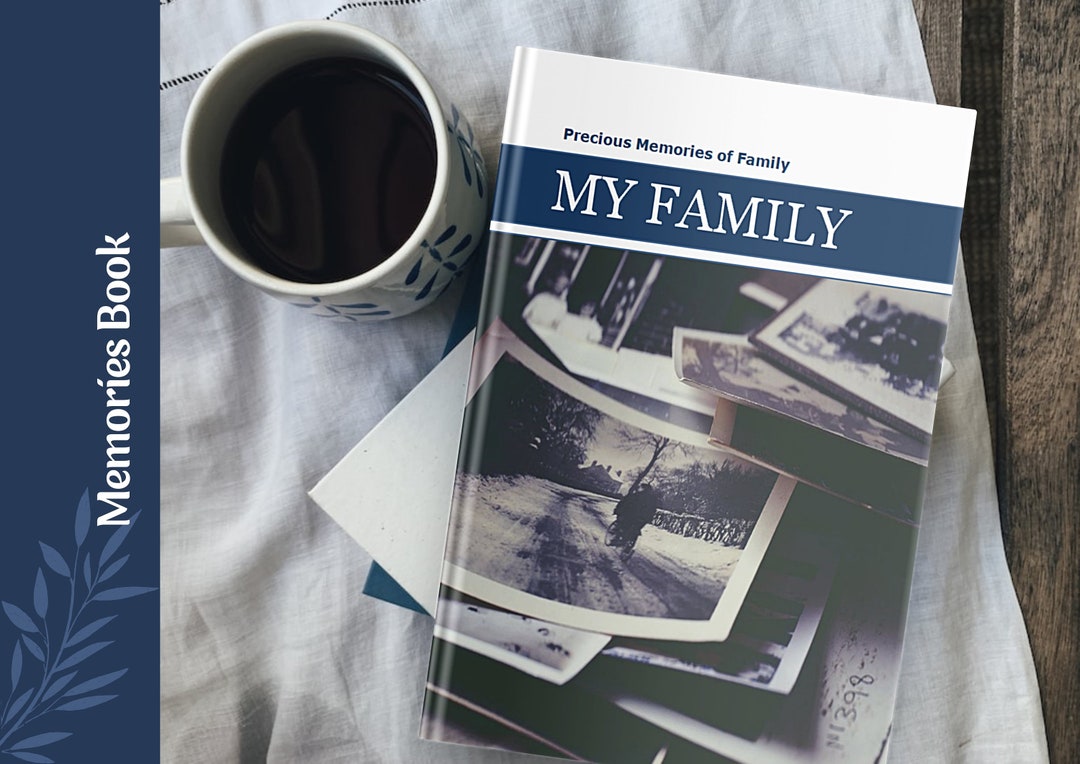 Our Family Book Template | MS Word | Instant Printable Download ...