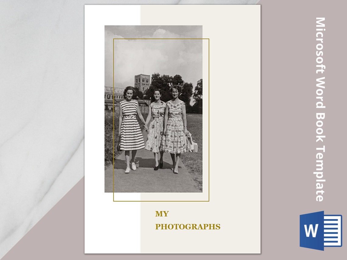 My Life Book Template MS Word Instant Printable Download | Etsy