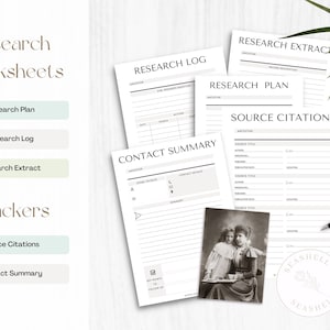 Family History Beginner's Bundle | Worksheets | PDF | Genealogy ...