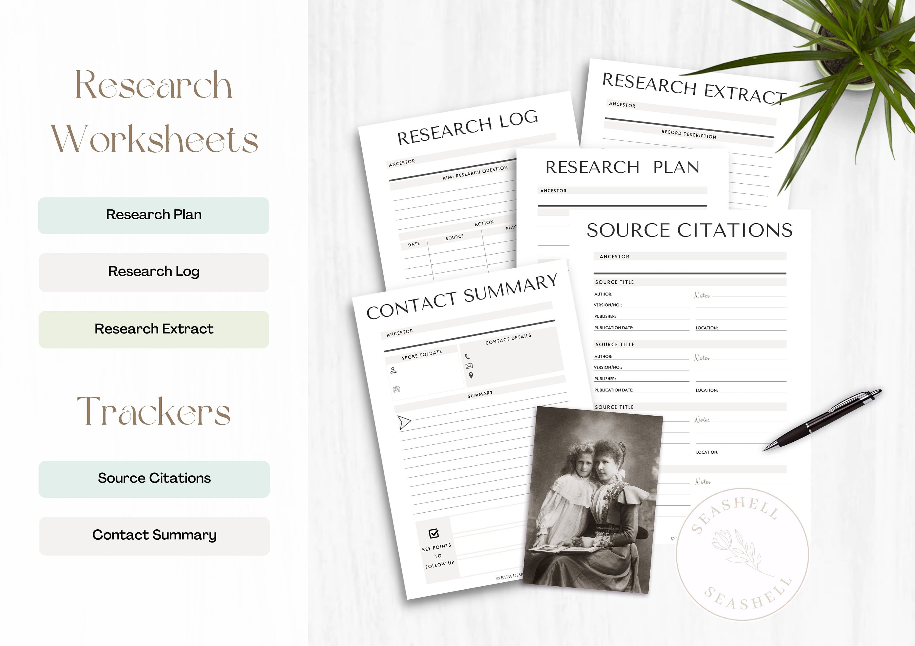 Family History Beginner's Bundle | Worksheets | PDF | Genealogy ...