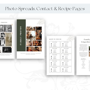 Family Reunion Booklet Editable Template | Canva Template | iPad Mac PC ...
