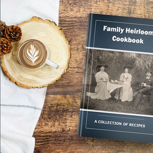 Family Heirloom Cookbook Template | MS Word Template | Cookbook ...