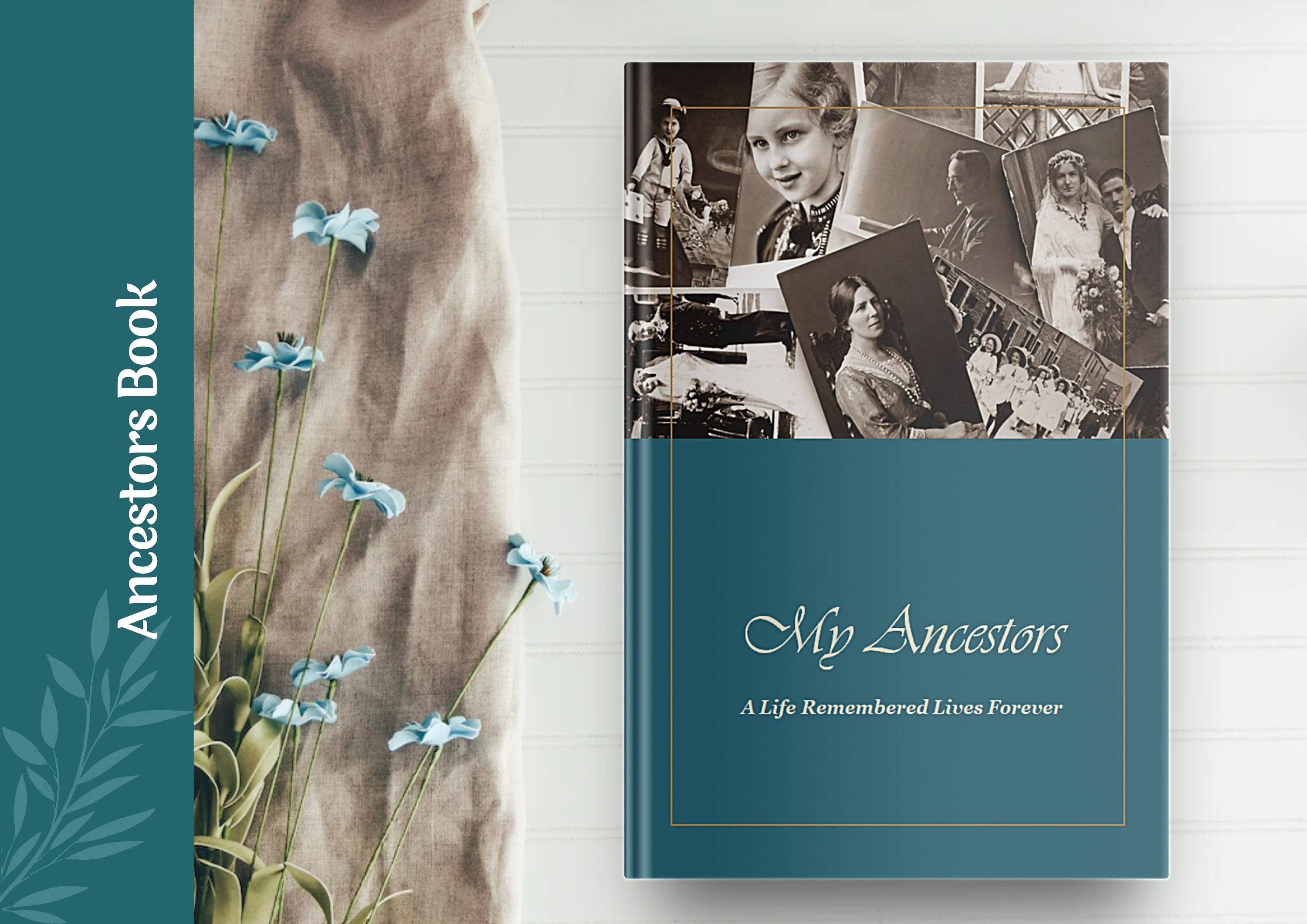 Our Ancestors Book Template | MS Word | Instant Printable Download ...