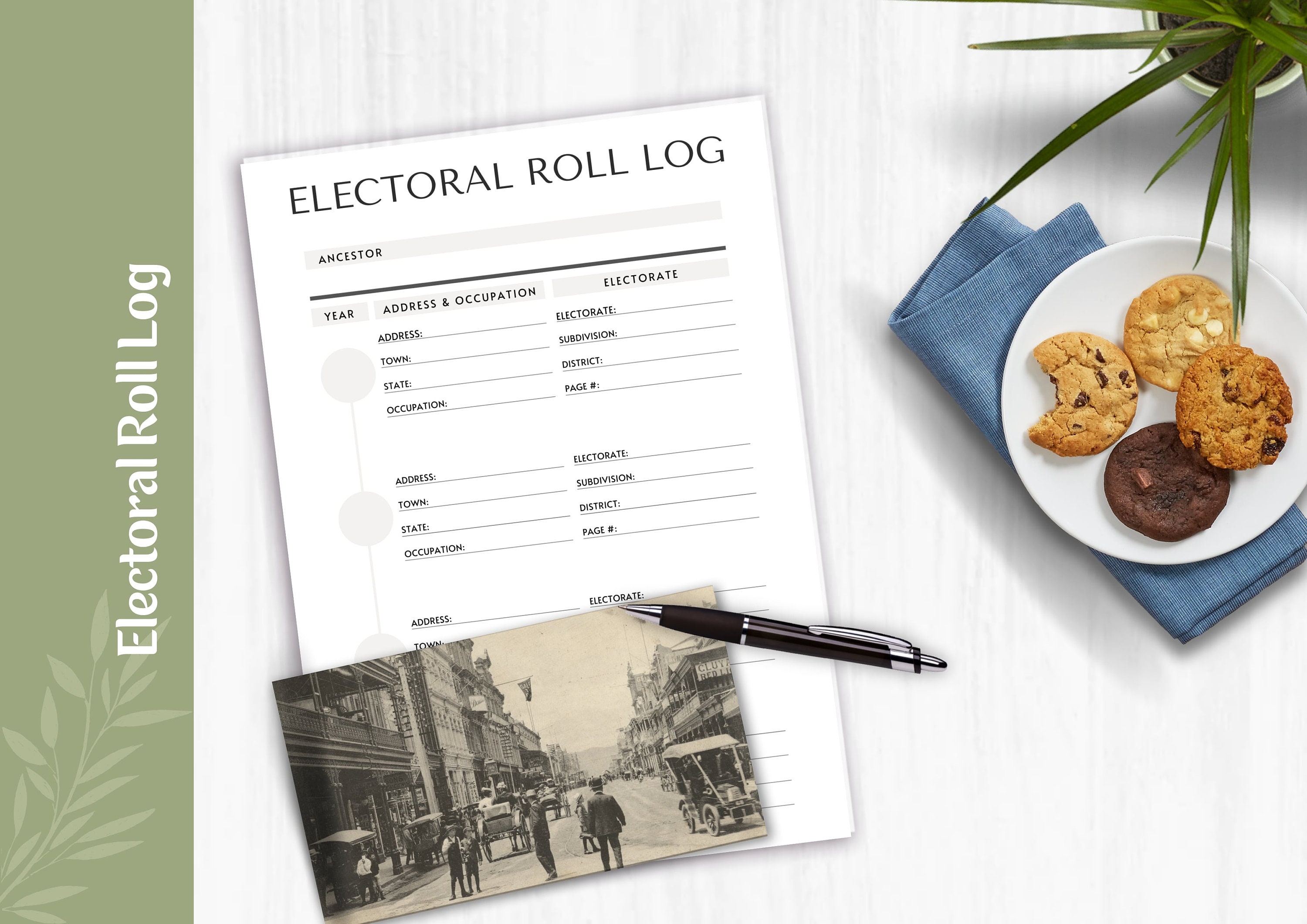 Electoral Roll Log Worksheets | Family History | Genealogy | Worksheets ...