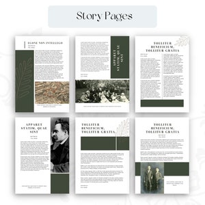 Family Reunion Booklet Editable Template | Canva Template | iPad Mac PC ...