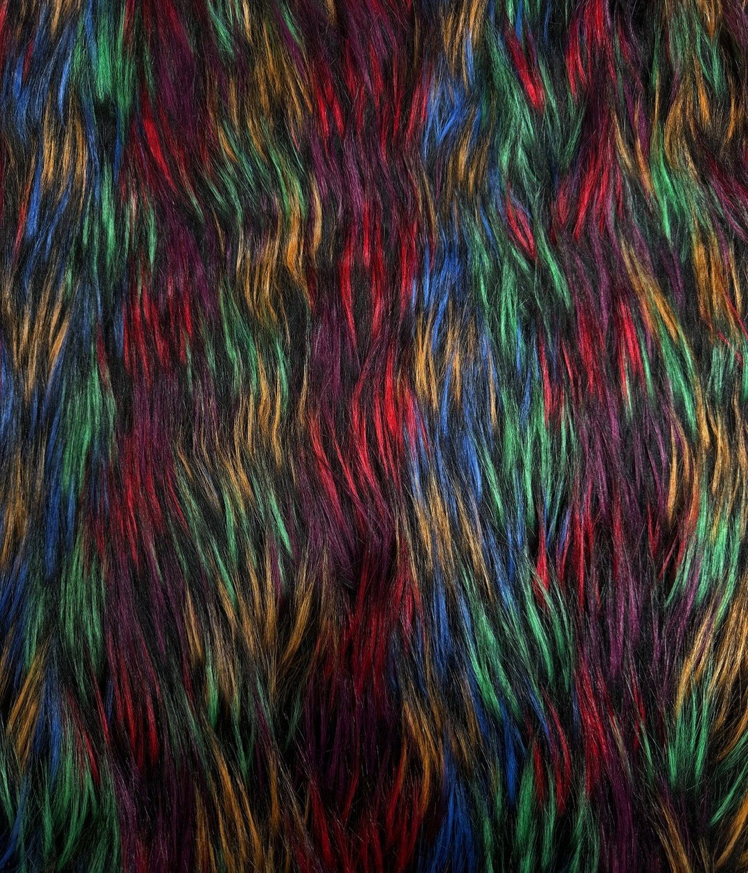 Faux Fur Shaggy 3" Long Pile Fur Fabric 58" W by Continuous Yard ...