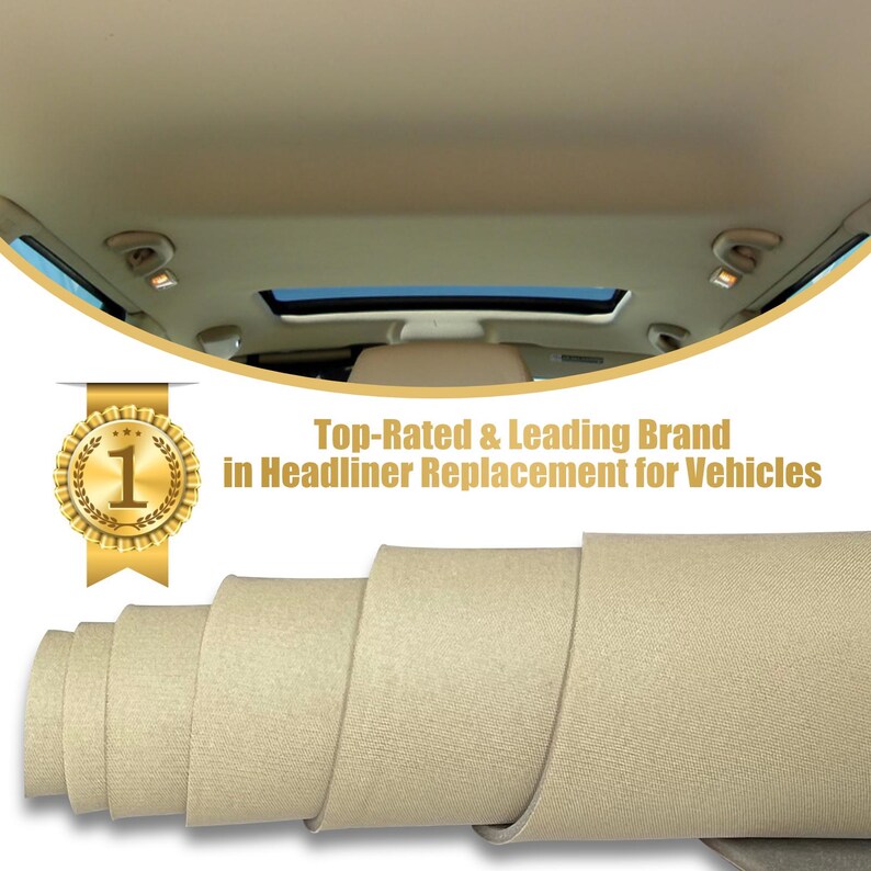3/16" Flat Knit Headliner 58" Wide Foam Backed Material Sold by Yard ...