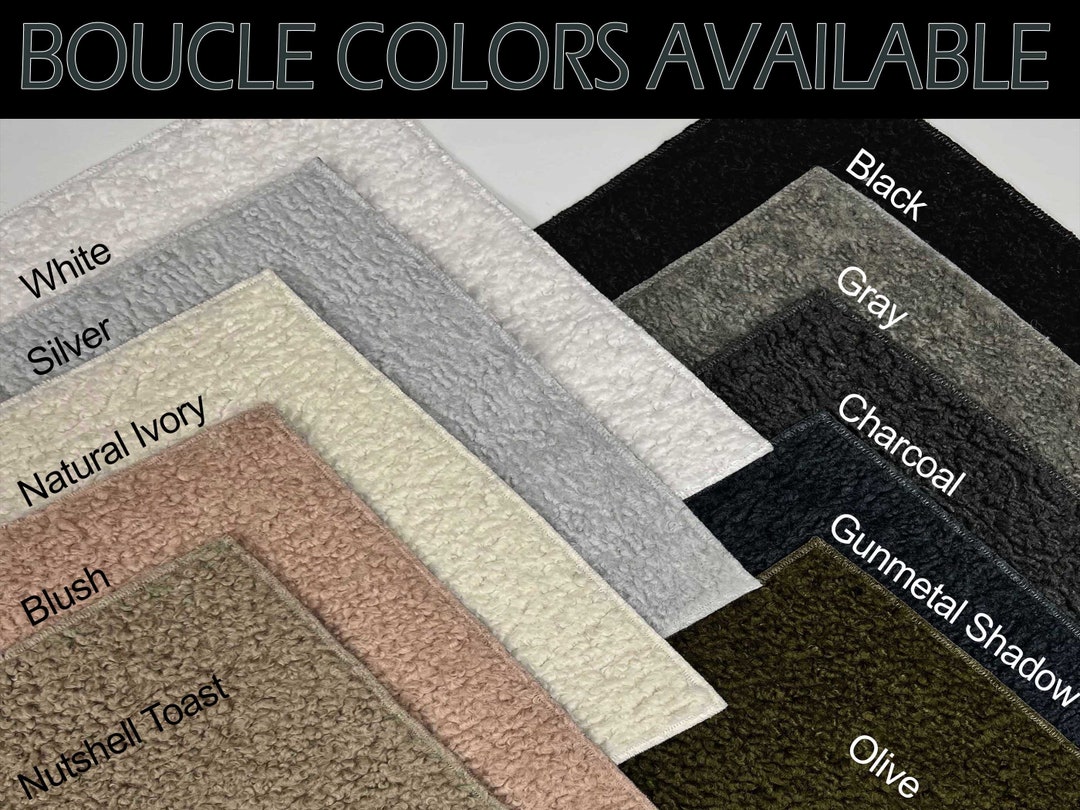 BOUCLE Fuax Fur Shearling Sheepskin Sherpa Fabric With SUEDE BACKING ...