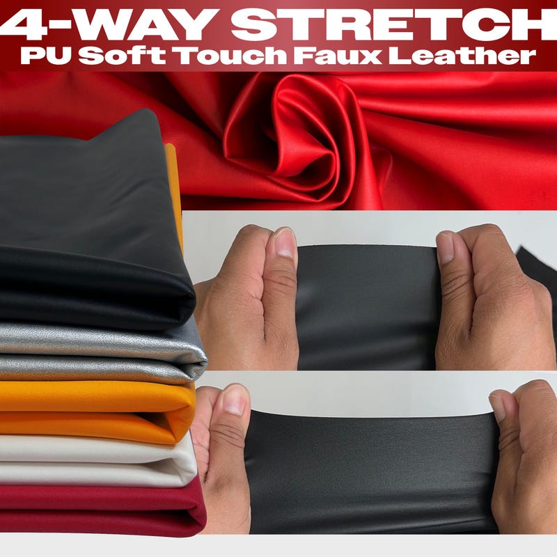 Faux Leather Fabric - Etsy