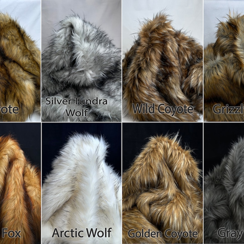 Faux Fur Red Wolf - Etsy