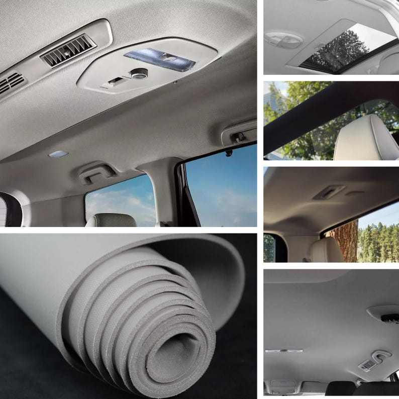 3/16" Flat Knit Headliner 58" Wide Foam Backed Material Sold by Yard ...