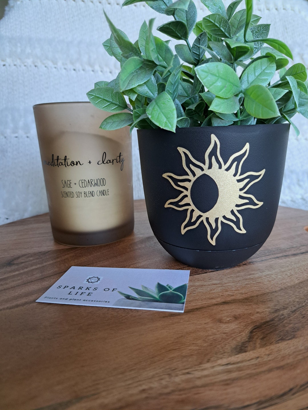 Sun Plastic Planter Pot | Sunshine Planter | Sun Themed Planter ...