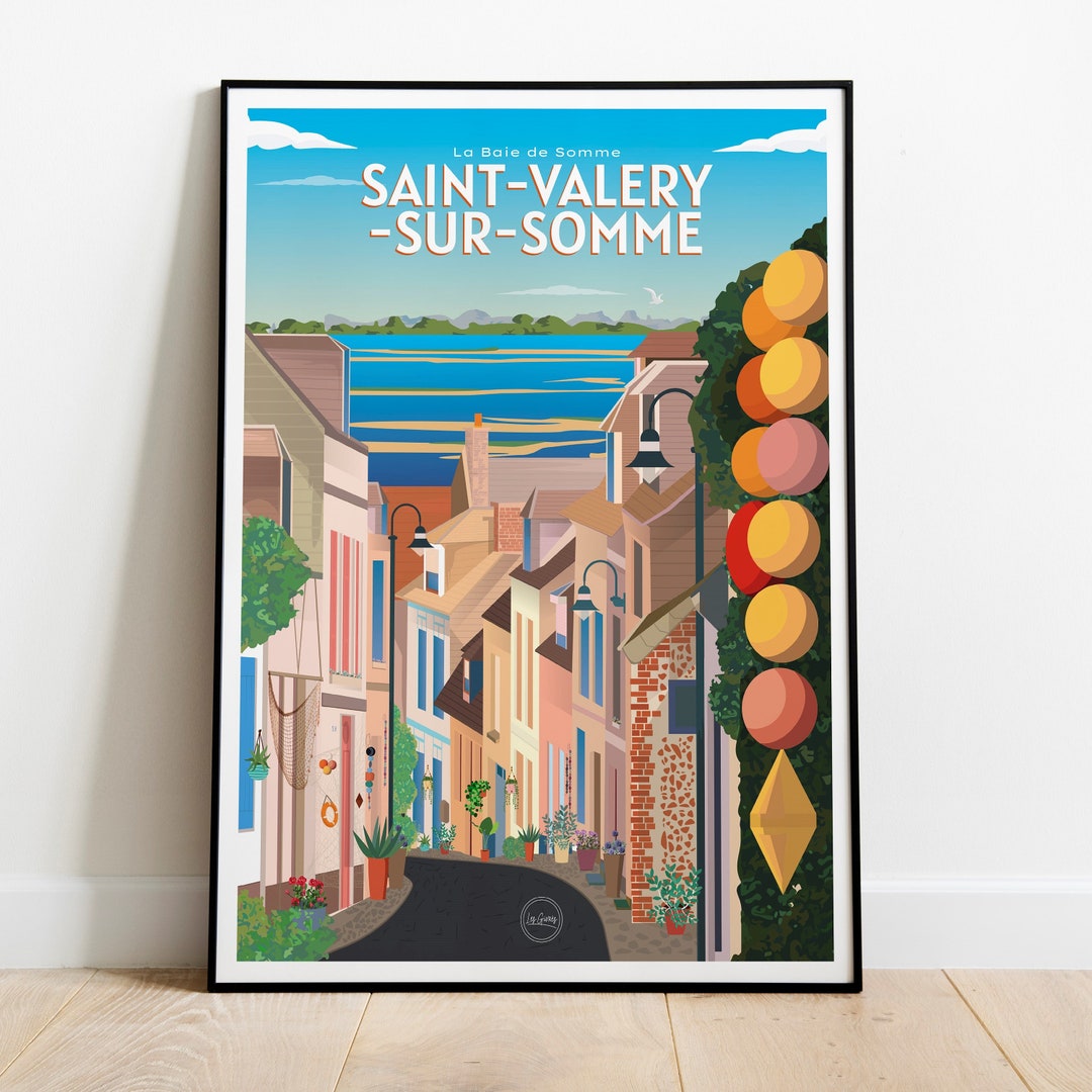 Affiche Saint-Valéry-sur-Somme | Poster Saint-Valéry-sur- Somme | La ...