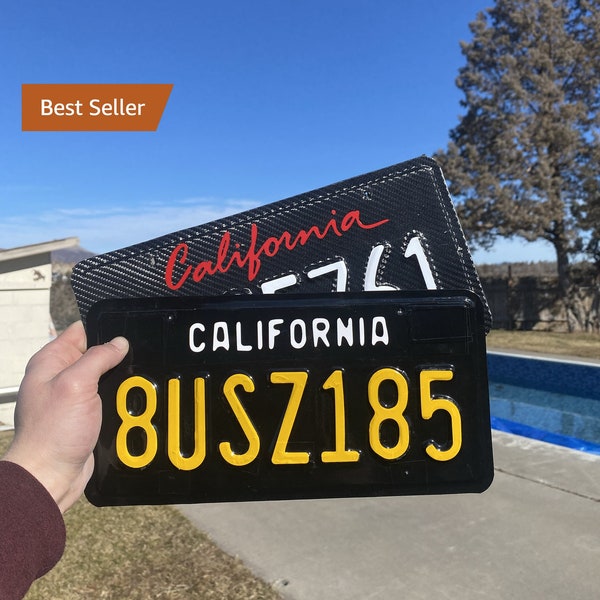 Vinyl California License Plate - Etsy