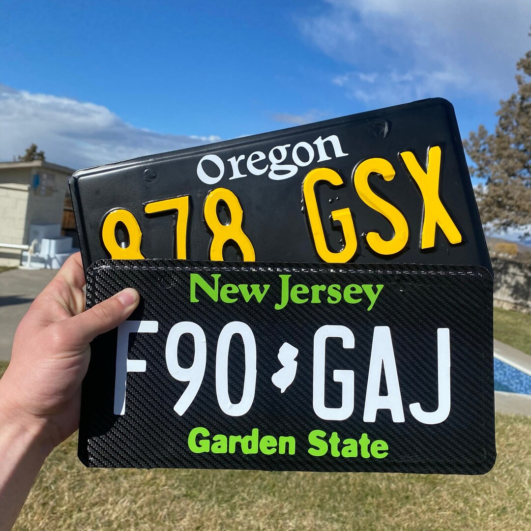 New Jersey License Plate Wrap Kit // Custom License Plate - Etsy