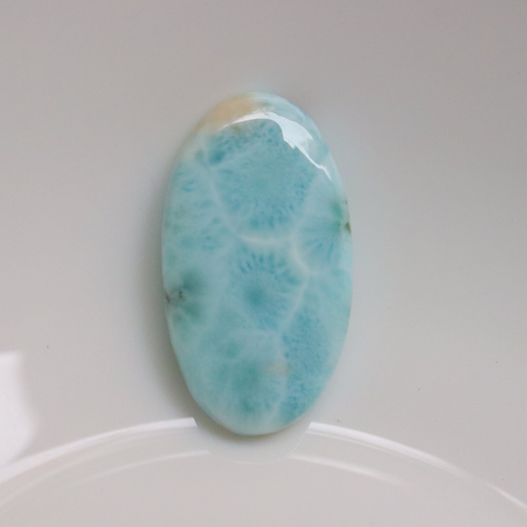 High Quality Larimar Cabochon, Natural Larimar Stone, Dominican ...