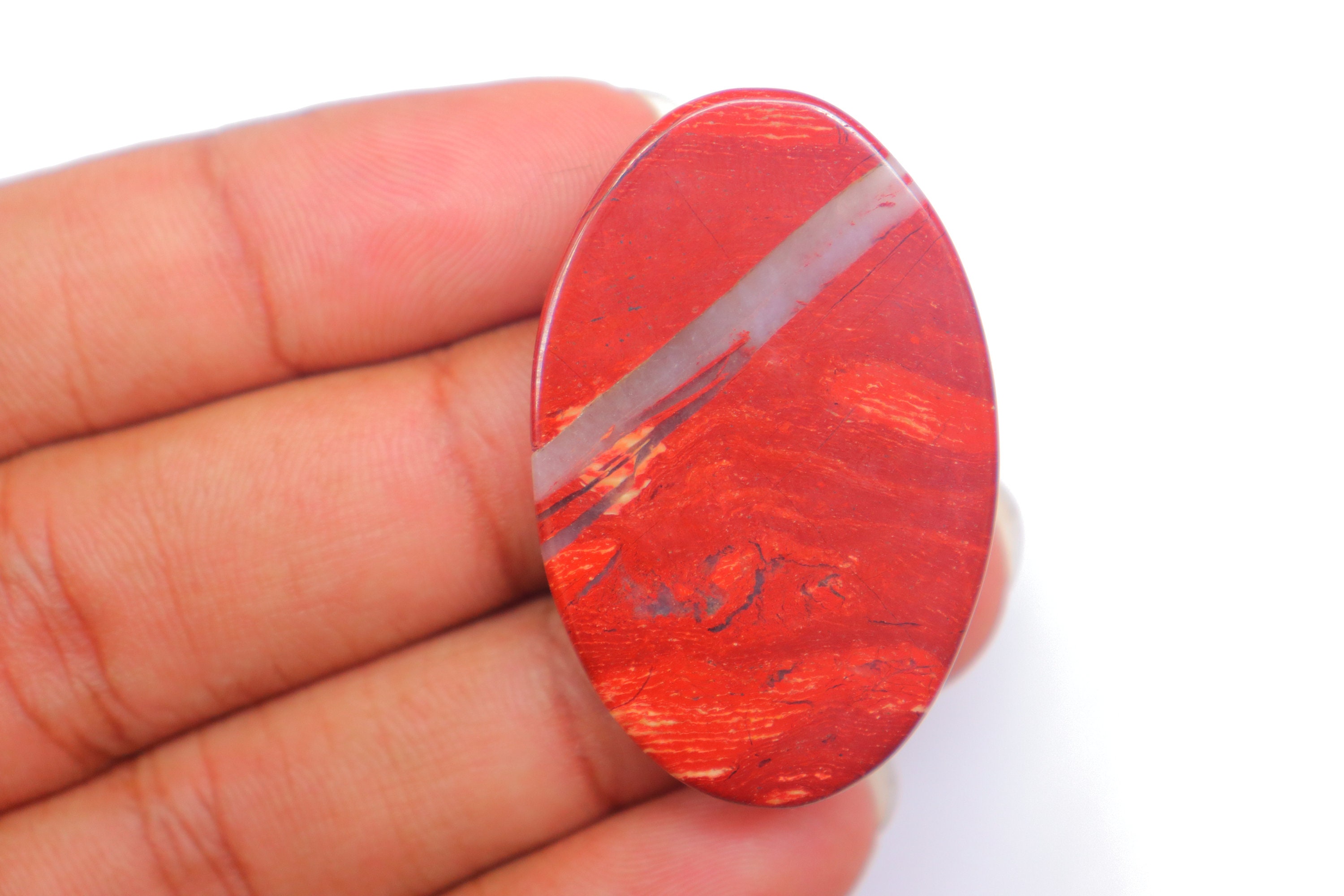 Natürliche Schlangenhaut Jaspis Cabochon, poliert Loser Stein, Cabochon ...