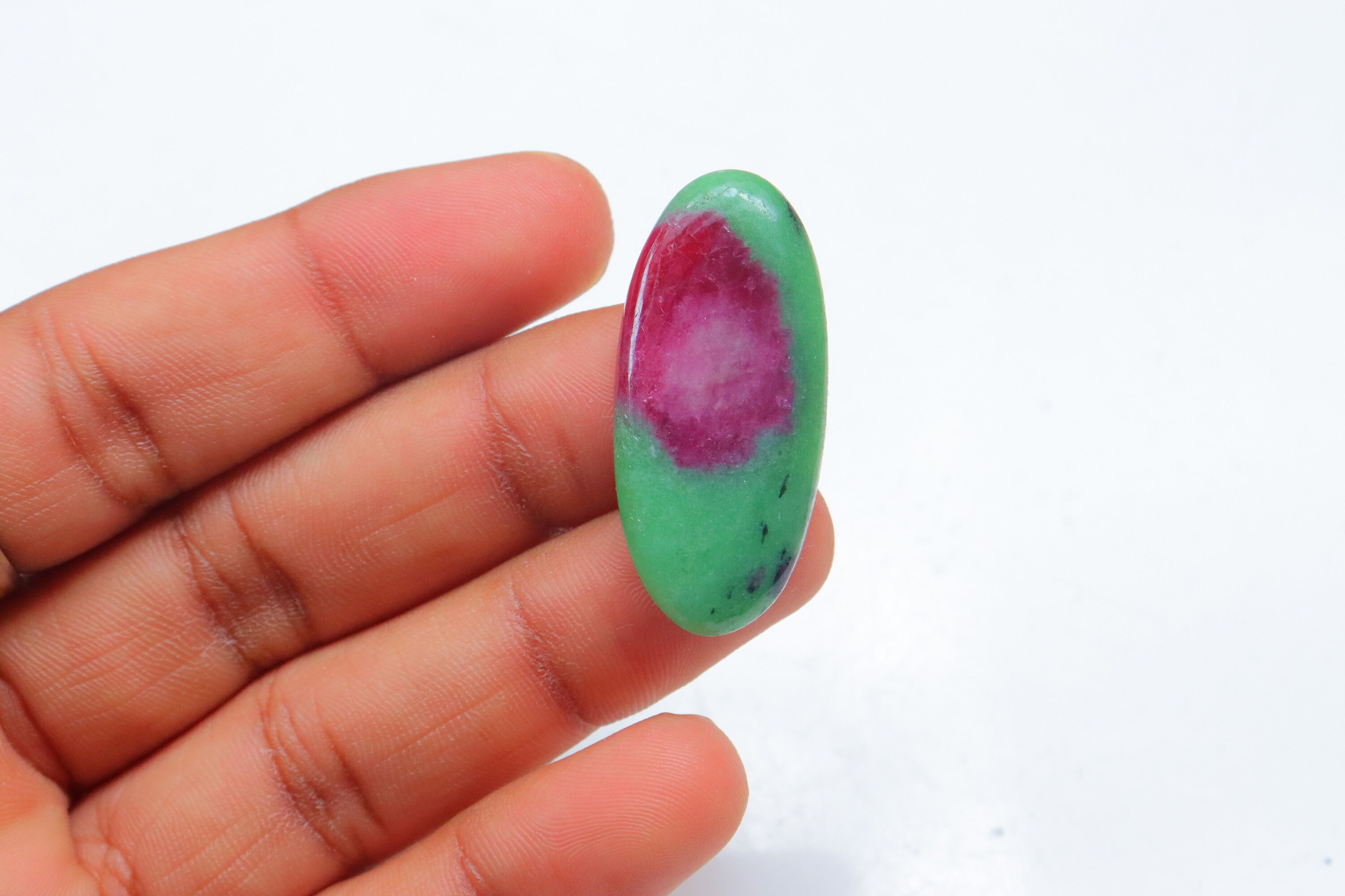 A Ruby Zoisite Cabochon Natural Star Design Ruby Zoisite | Etsy
