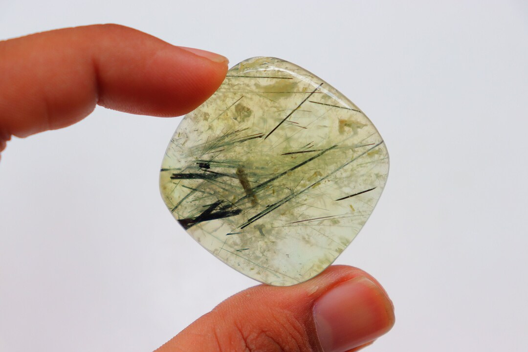 Yellow Prehnite Cabochon, Natural Yellow Prehnite Gemstone for Jewelry ...
