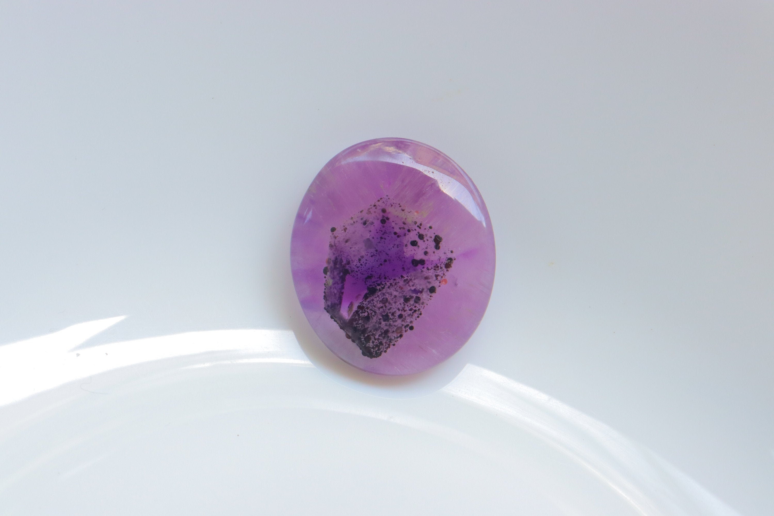 Trapiche Amethyst Cabochon Natural Trapiche Amethyst - Etsy UK