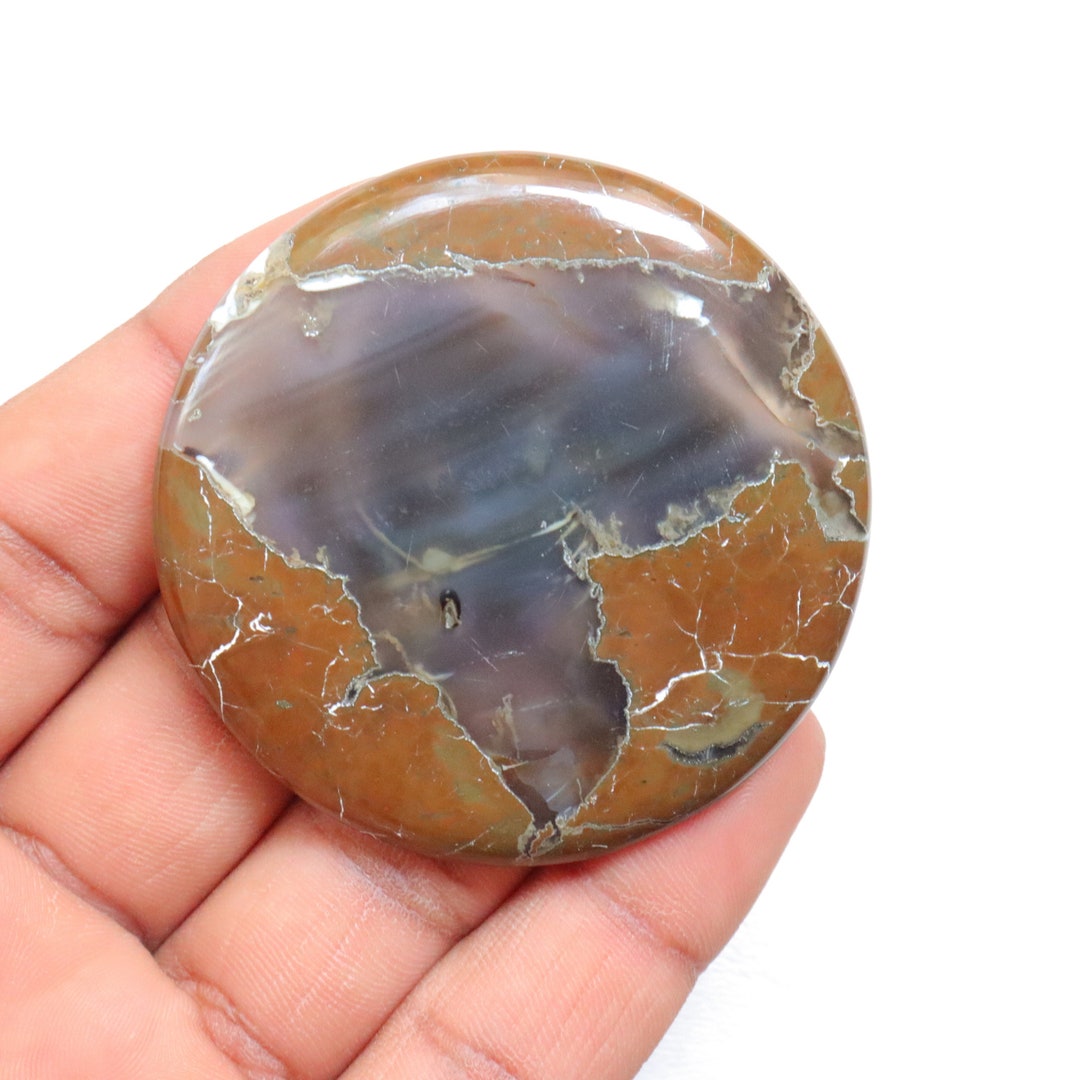 Thunder Egg Agate Cabochon, Natural Thunder Egg Agate Cabochon, Loose ...