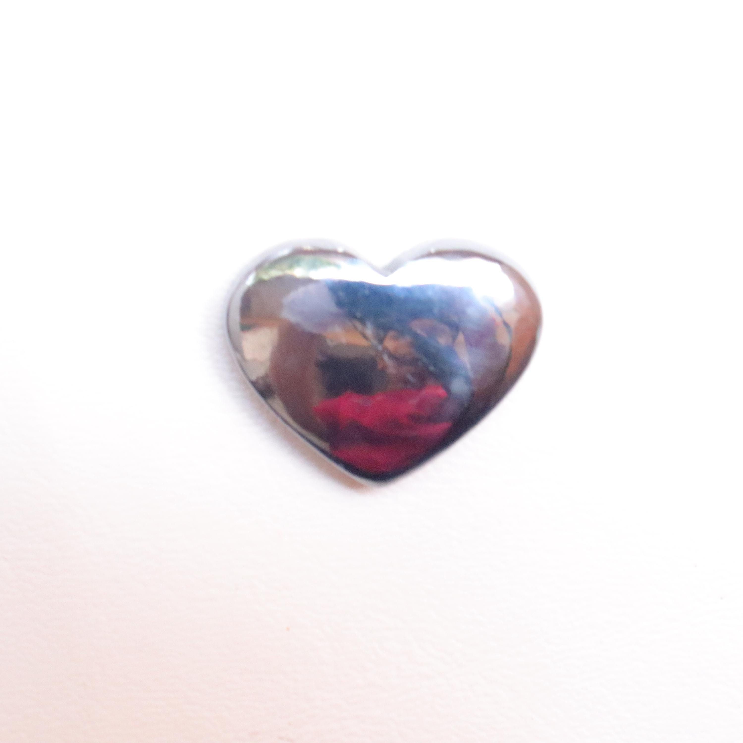 Unique Terahertz Heart, Natural Superb Terahertz Gemstone, Elite ...