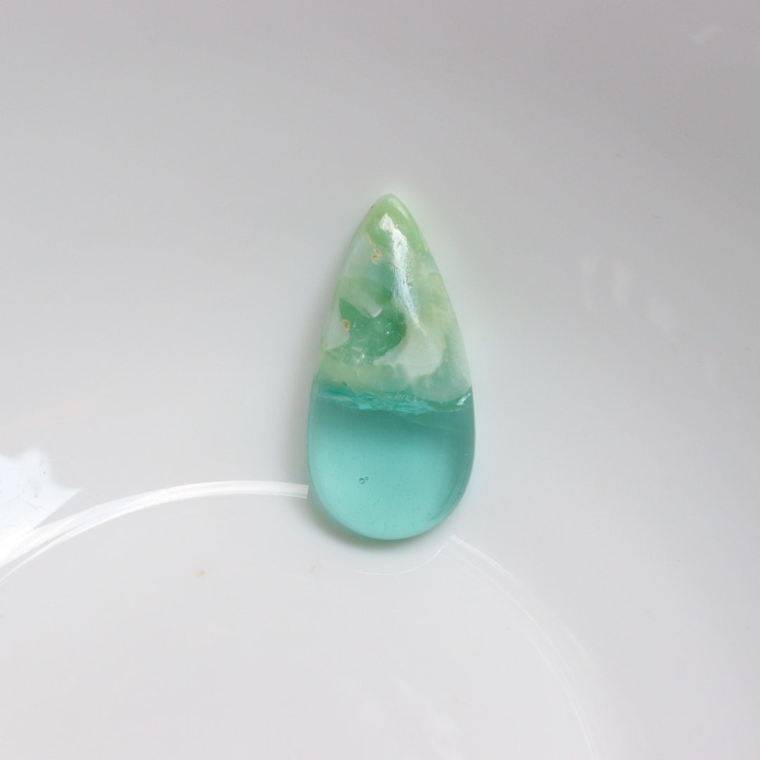 Beautiful Hemimorphite Cabochon, Polished Hemimorphite Cab With ...