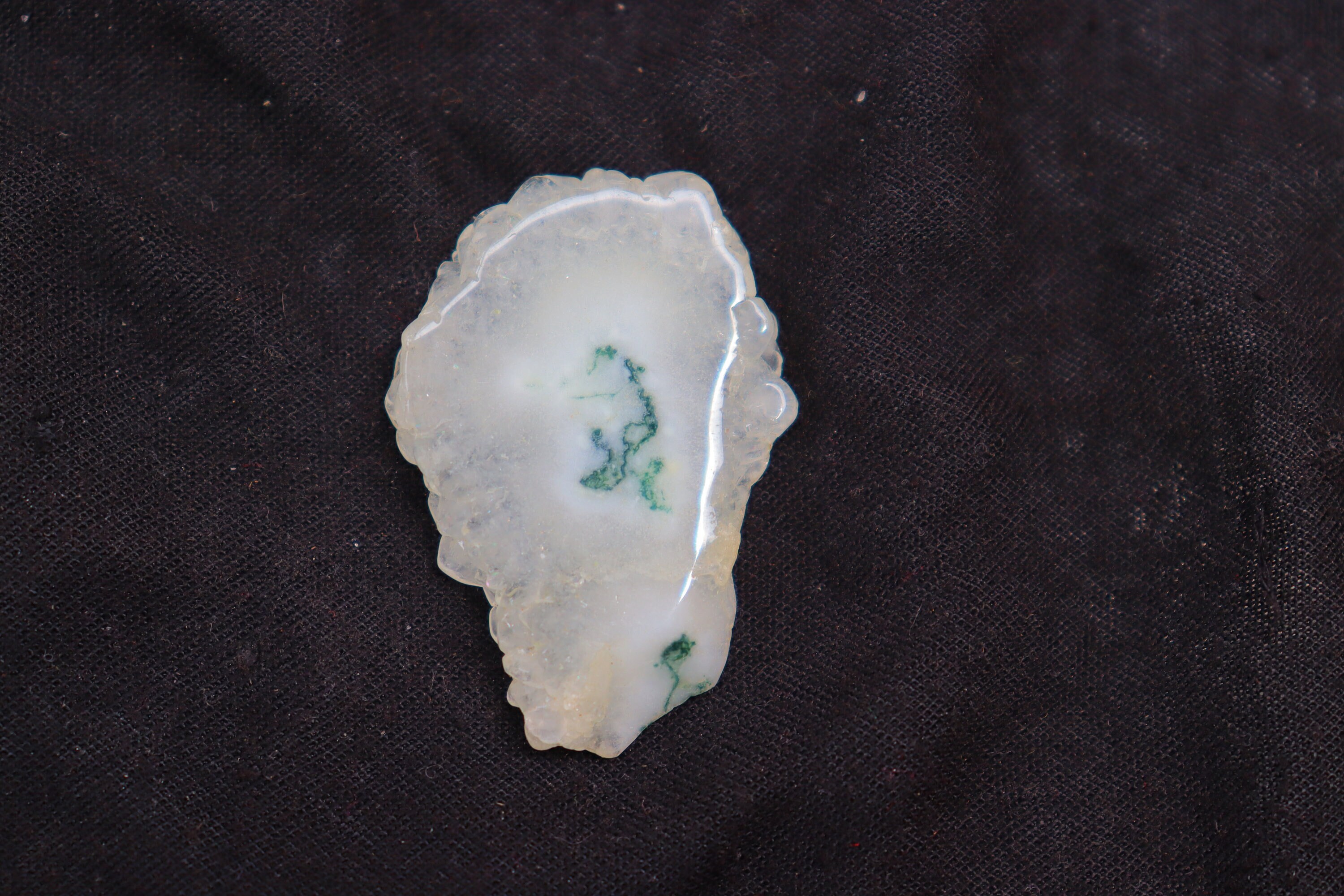 Solar Moss Quartz Slice, Natural Solar Moss Quartz Gemstone, Loose ...