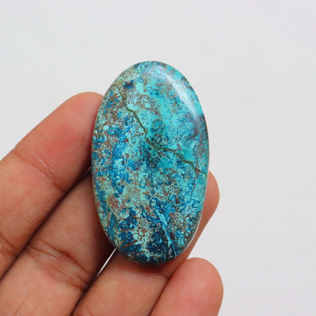 Superb Azurite Cabochon, Natural Azurite Gemstone. Azurite Loose Stone ...