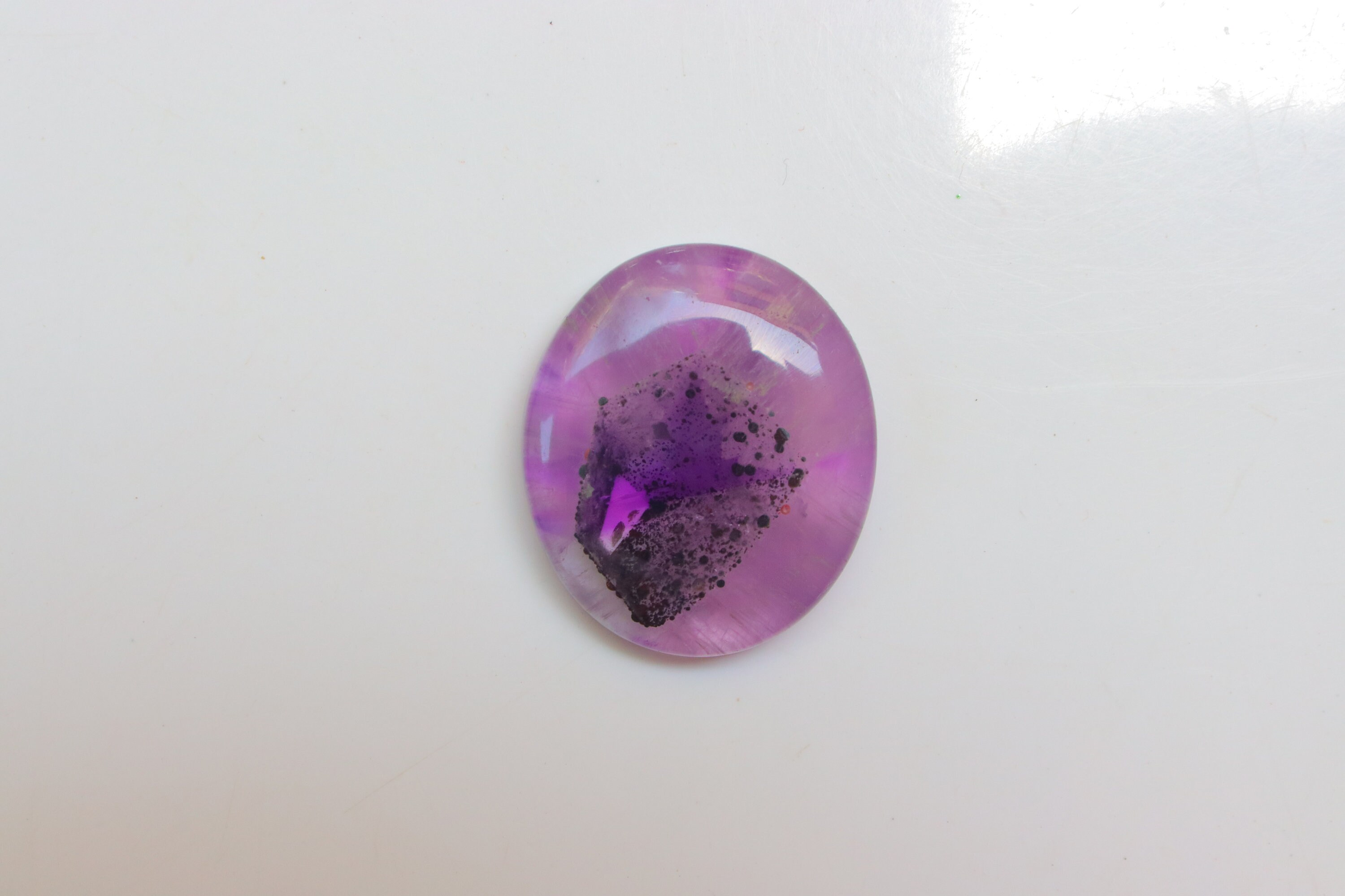 Trapiche Amethyst Cabochon, Natural Trapiche Amethyst Gemstone, Loose ...