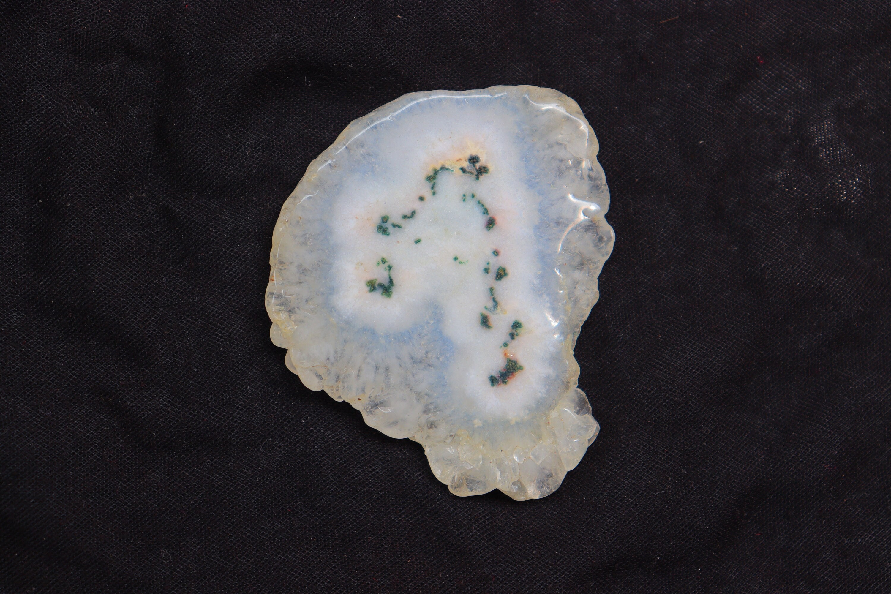 Solar Moss Quartz Slice, Natural Solar Moss Quartz Gemstone, Loose ...