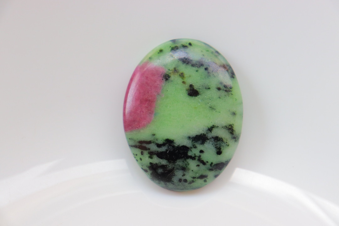 Ruby Zoisite Cabochon, Natural Ruby Zoisite Gemstone, Ruby Zoisite ...