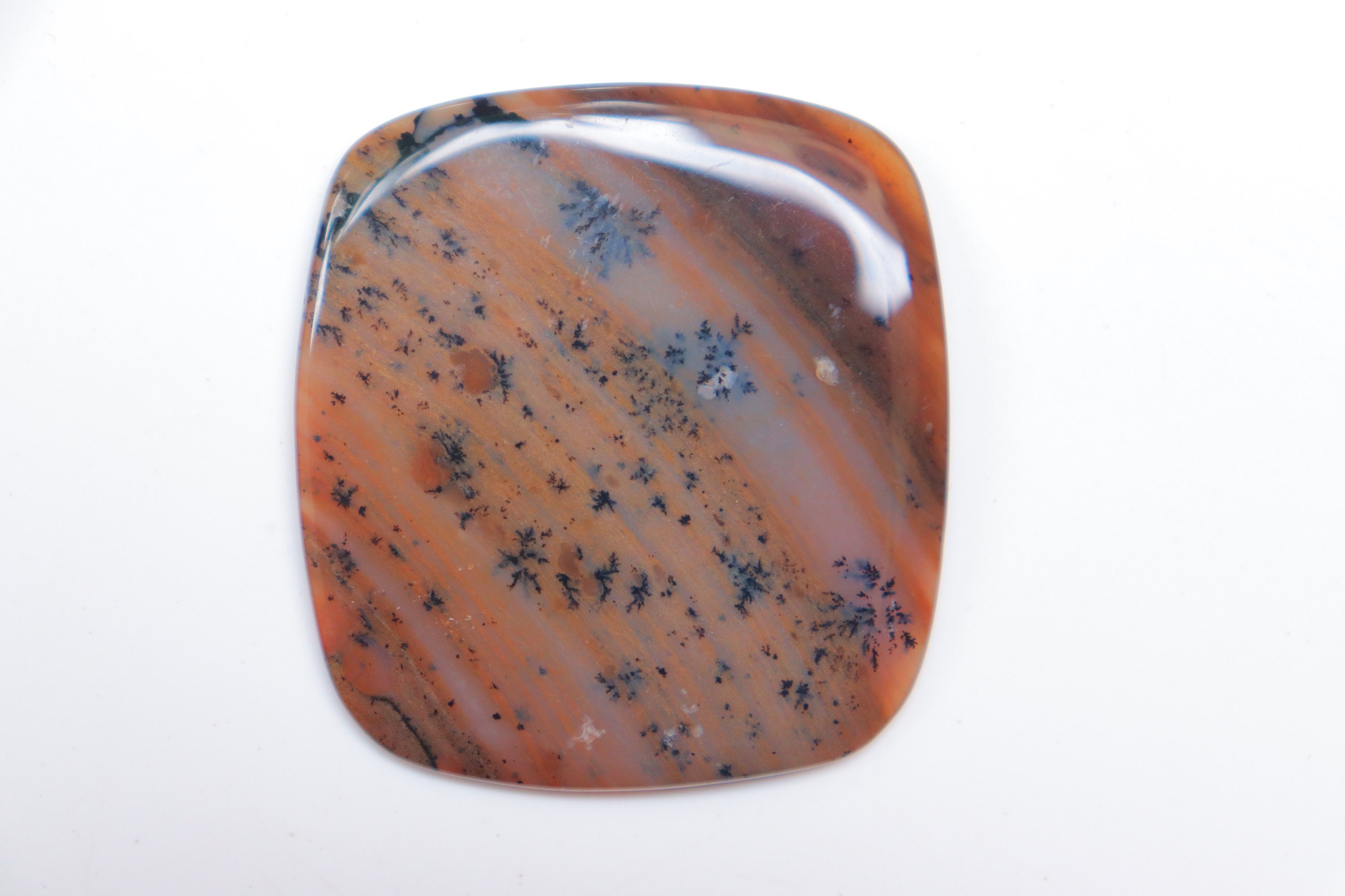 Honey Dendrite Cabochon Natural Honey Dendrite Gemstone - Etsy UK