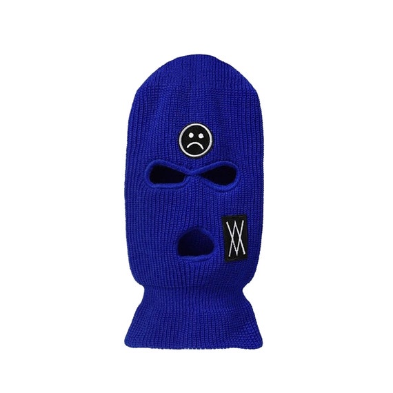 Sad Face : Y2K Ski Mask Face Cover Balaclava Halloween | Etsy
