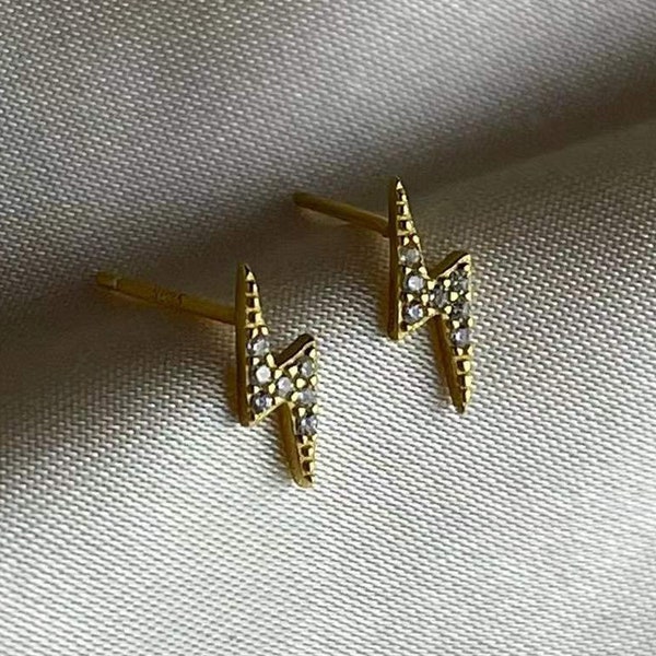 Lightning Earrings - Etsy