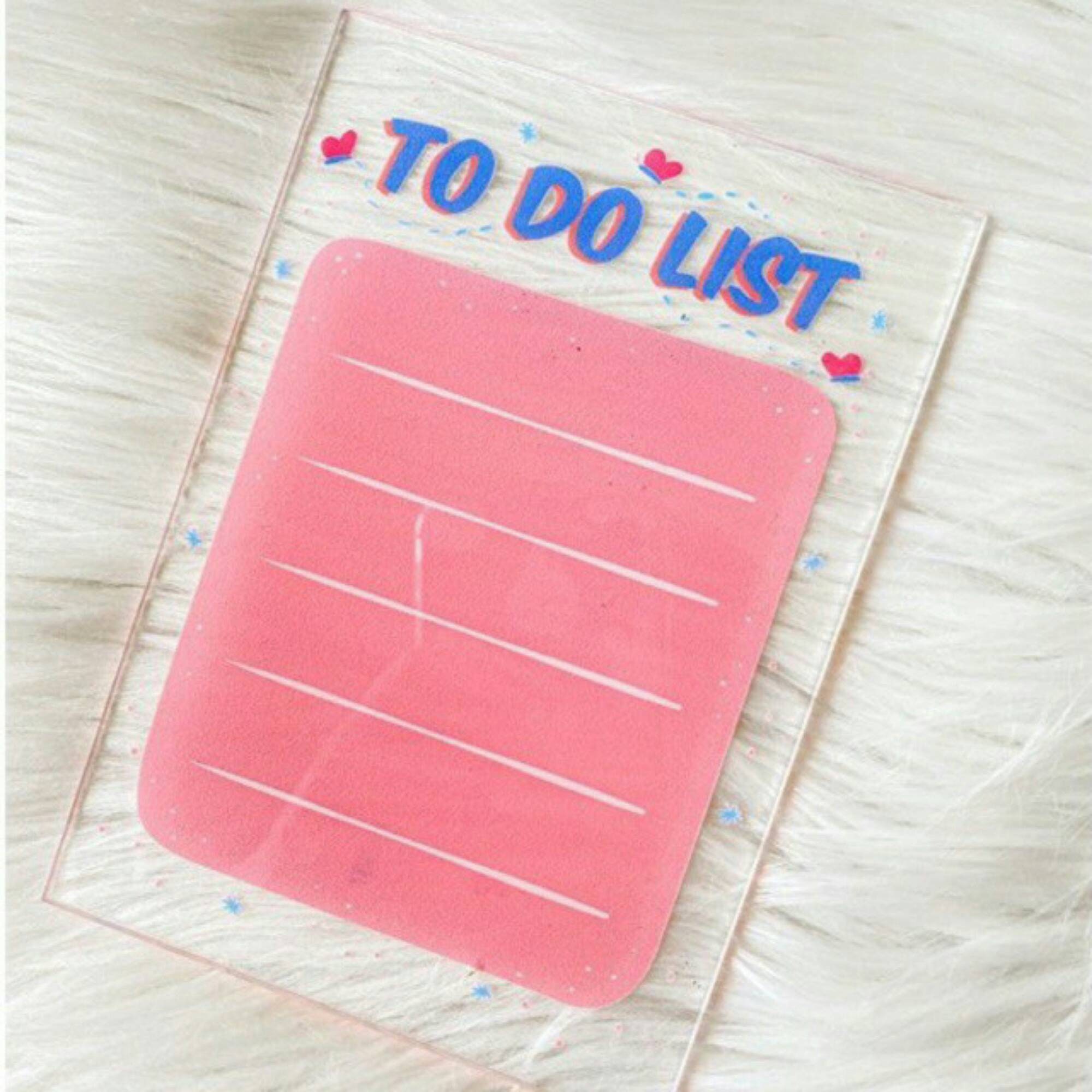Acrylic Wall Planner Personalized To Do List Acrylic Dry Erase Clear ...