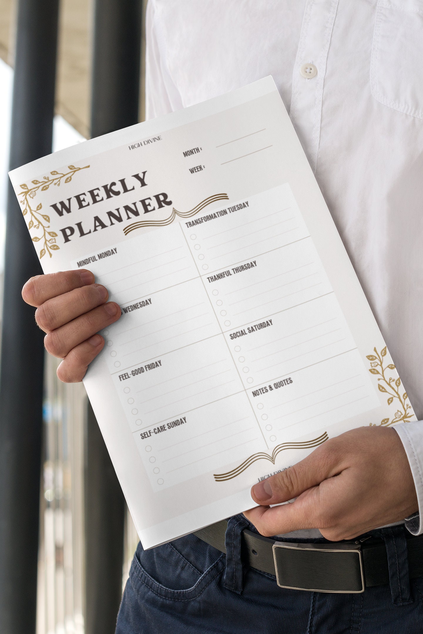 Printable Motivational Weekly Planner, Daily and Weekly to Do List ...