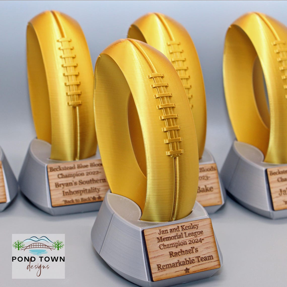 Custom Fantasy Football Trophy- Multi Year Options- Engraved Team Name ...