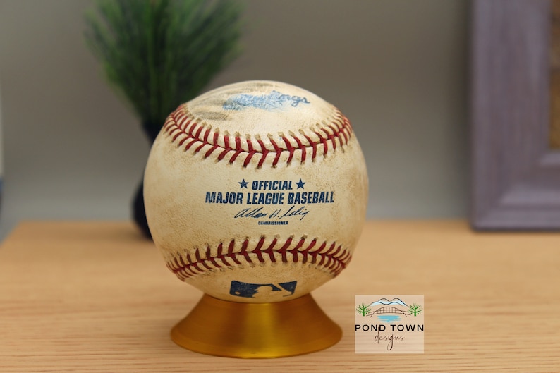 Baseball Display Stand - Different Colors (set of 4) - Shelf or Desktop ...