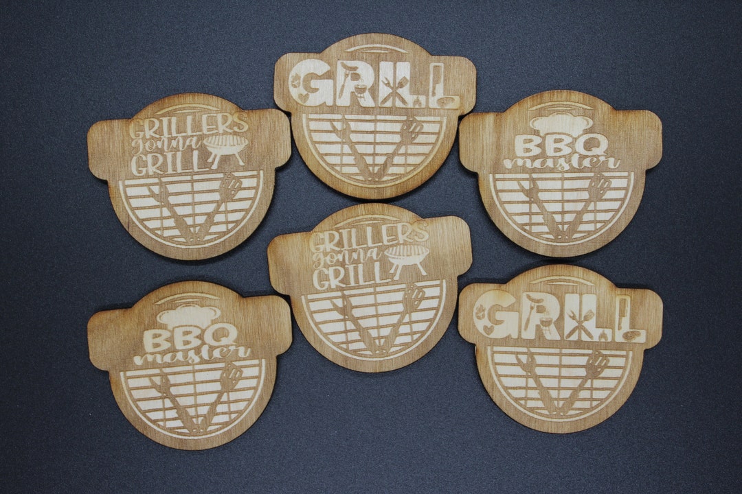 BBQ Fridge Magnets- Grill Magnets- Magnet for Him- Grill Lover- BBQ ...