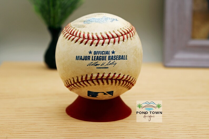 Baseball Display Stand - Different Colors (set of 4) - Shelf or Desktop ...