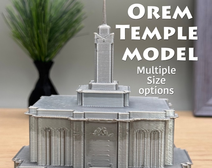 Cedar City Utah Latter-day Temple Model Statue LDS the Church of Jesus ...