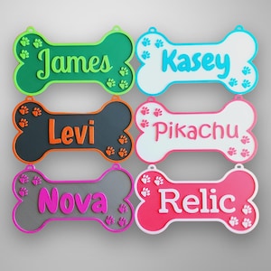 Personalized Dog Crate Sign, Custom Kennel Nameplate, Toy Box Sign ...